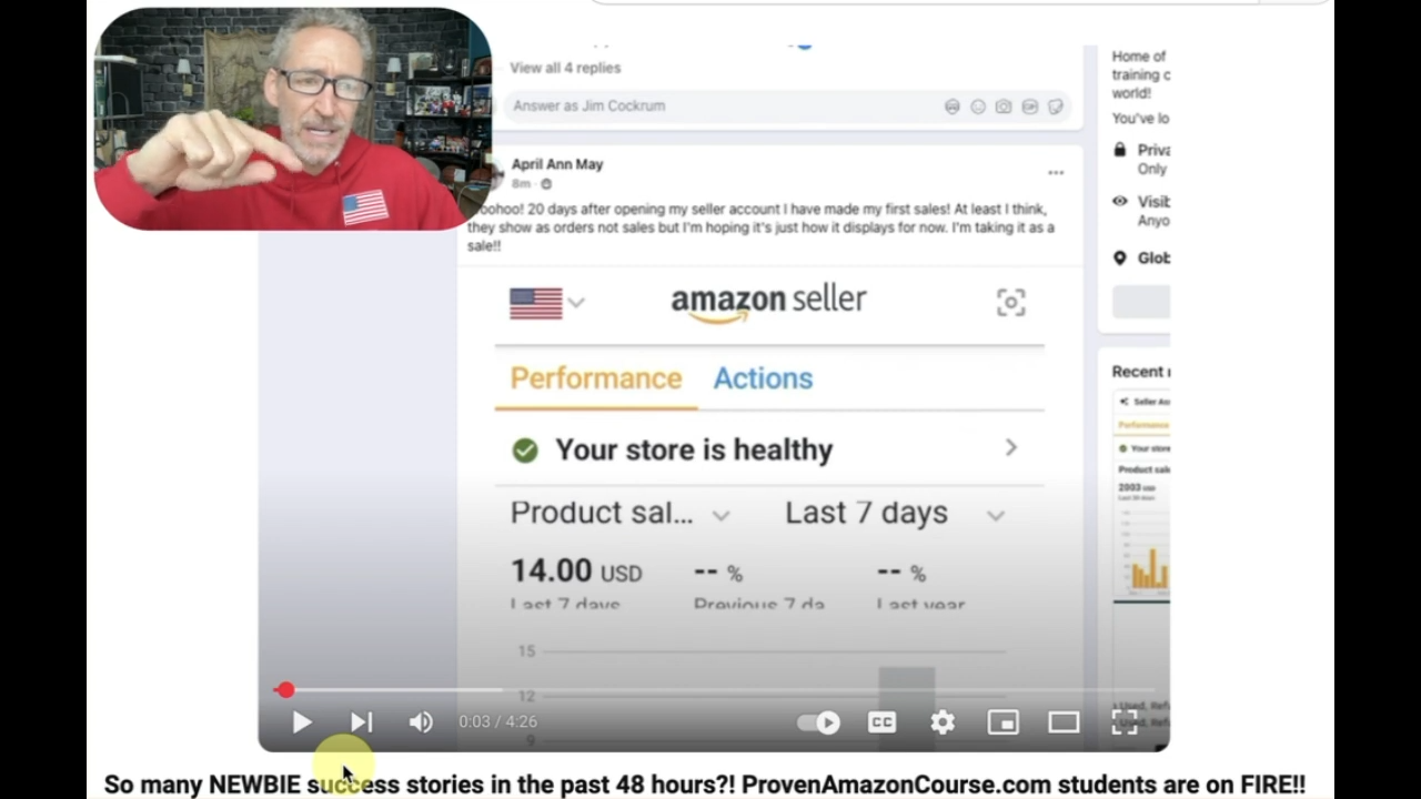 Episode 992: 20 newbie Amazon seller success stories posted in just three days! - SilentJim.com ...
